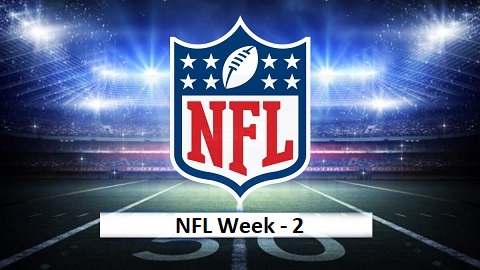 2024 NFL Week 2 Schedule; Printable, TV Schedules - Sports Brackets