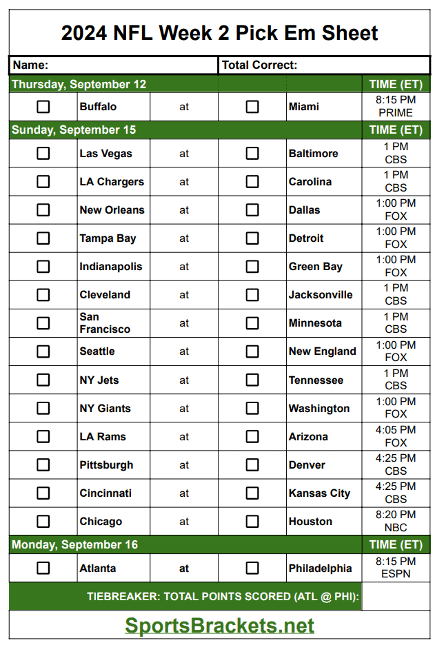 How to Play NFL Pick ‘Em: Strategies and Playing Options - Sports Brackets