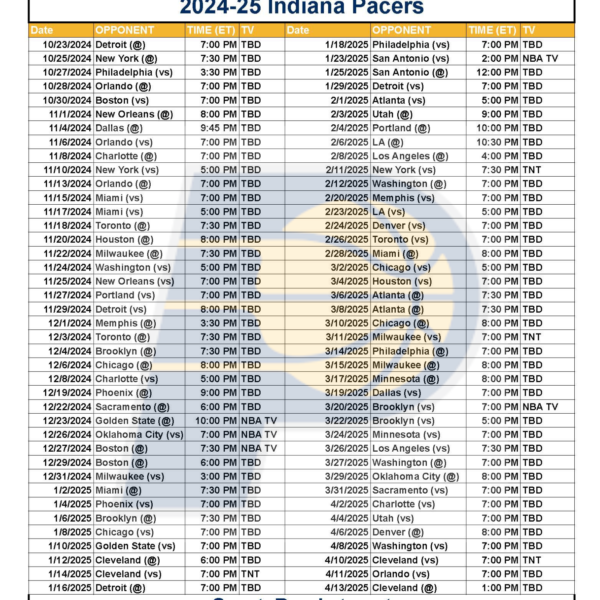 2024-25 Chicago Blackhawks Schedule; Printable, PDF Format - Sports ...