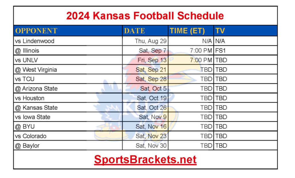Printable 2024 Syracuse Football Schedule; Matchups and TV Broadcast - Sports Brackets