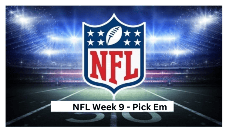 2025 NFL Pick Em Sheet Week 9; Printable, PDF Format - Sports Brackets