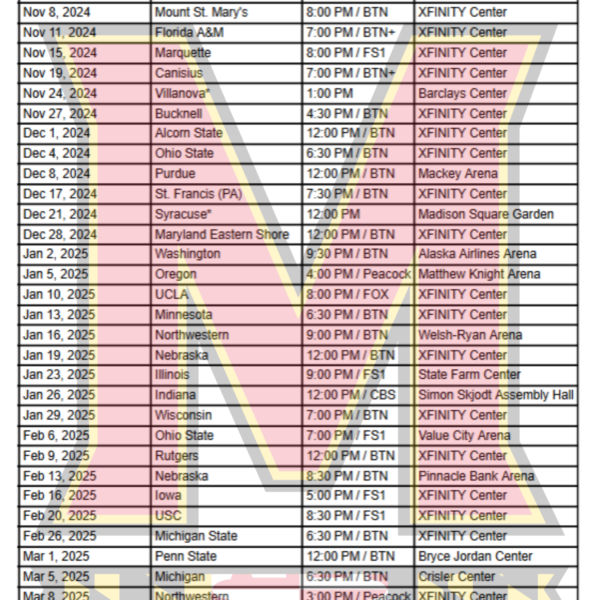 Printable 2024 Texas Football Schedule; Matchups and TV Broadcast ...