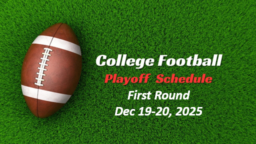 2025 College Football Playoff First-Round Schedule: Games Dec 19-20, TV ...