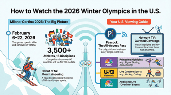 2026 Winter Olympics: TV Schedule, How to Watch & U.S. Broadcast ...