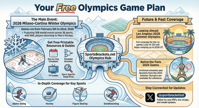 Olympics Hub: Schedules, Printables, Brackets & Guides - Sports Brackets