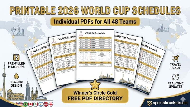 2026 Ecuador World Cup Schedule: Group E Games, Times & TV, Printable PDF