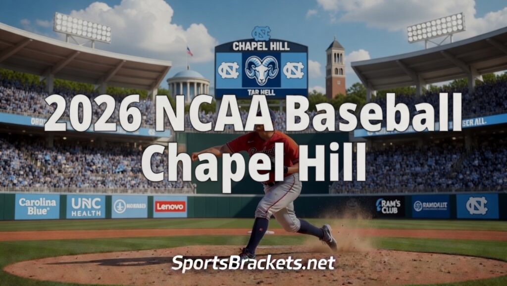 2026 NCAA Chapel Hill Regional Baseball Schedule, Bracket & TV Guide