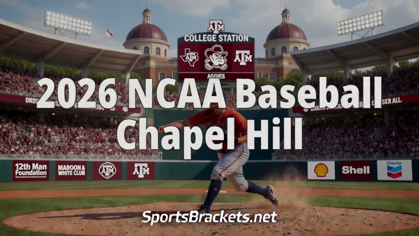 2026 NCAA College Station Regional Baseball Schedule, Bracket & TV Guide