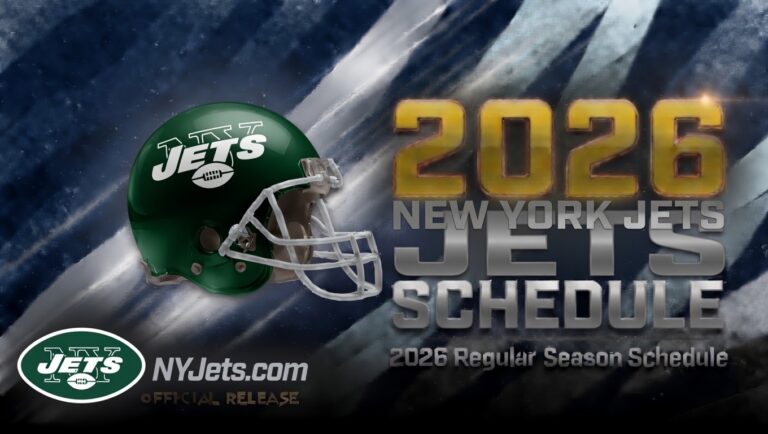 2026 New York Jets Schedule: Printable PDF, Kickoff Times & TV Guide ...