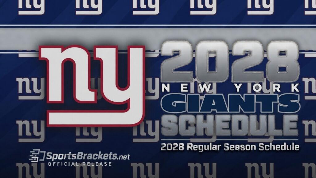2028 New York Giants Schedule: Printable PDF, Opponents & Key Dates ...