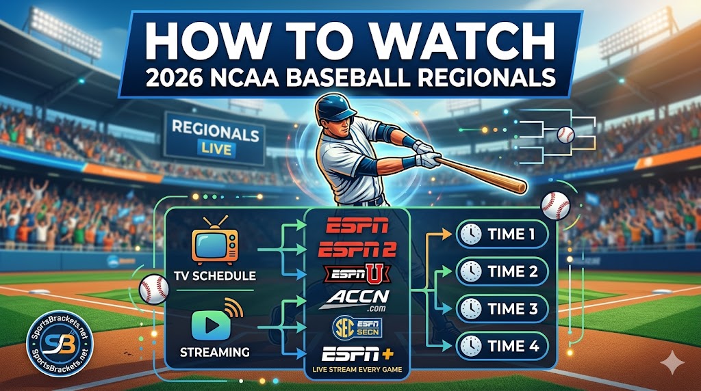 How to Watch NCAA Baseball Regionals 2026
