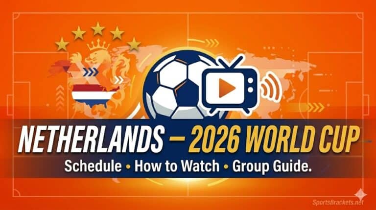 Netherlands at the 2026 World Cup: Schedule, How to Watch, and Group F ...
