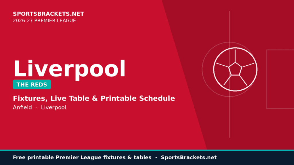 2026-27 Brighton Schedule: Fixtures & TV