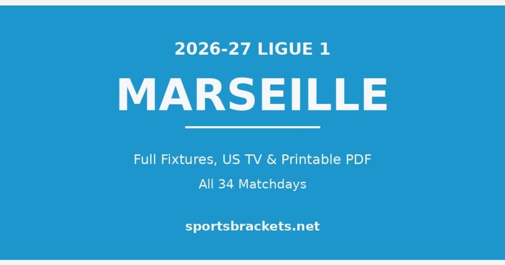 2026-27 Brighton Schedule: Fixtures & TV