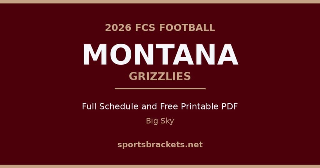 2026 LIU Football Schedule and Printable PDF