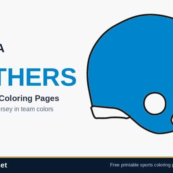New Orleans Saints Coloring Pages: Free Printable Helmet & Jersey (PDF ...