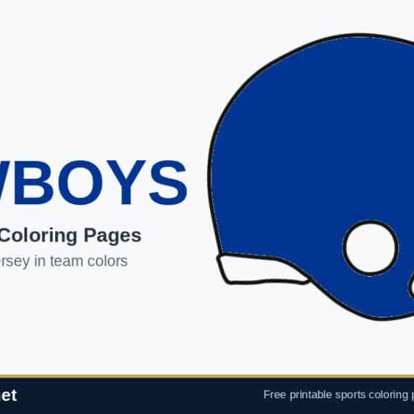 Los Angeles Chargers Coloring Pages: Free Printable Helmet & Jersey ...