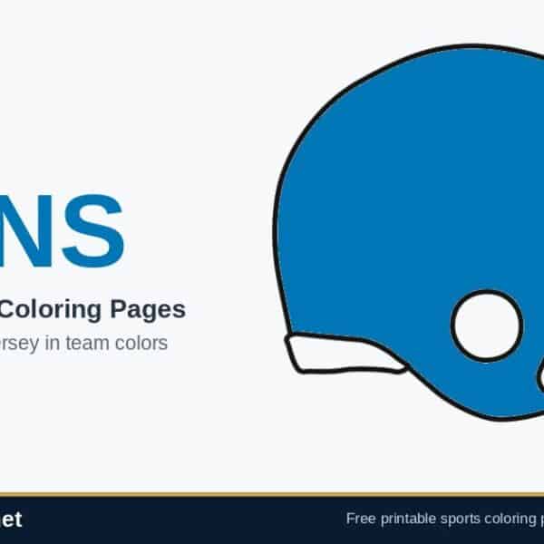 Atlanta Falcons Coloring Pages: Free Printable Helmet & Jersey (PDF ...