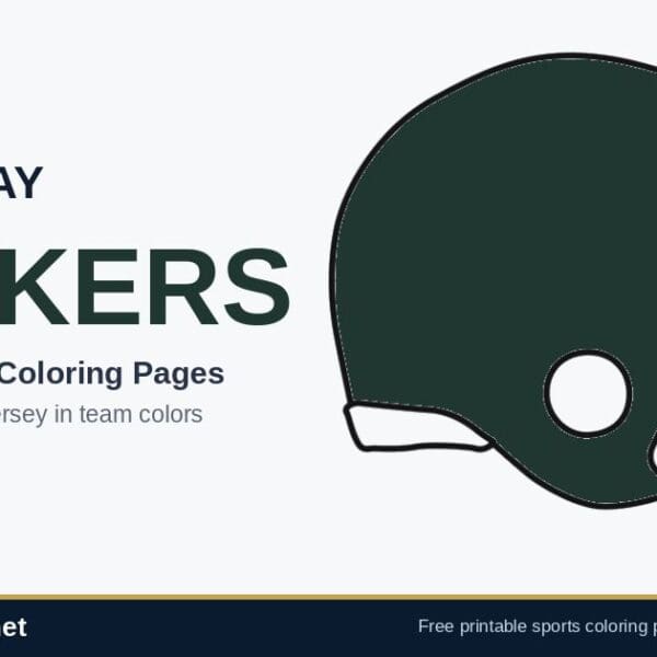 Carolina Panthers Coloring Pages: Free Printable Helmet & Jersey (PDF ...