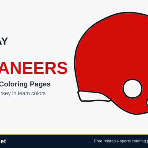 Green Bay Packers Coloring Pages: Free Printable Helmet & Jersey (PDF ...