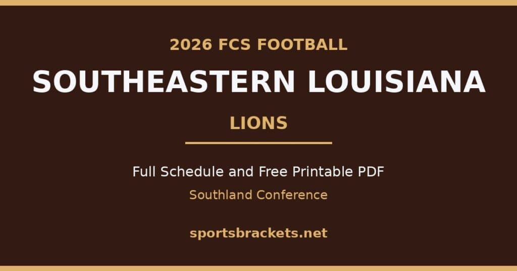 2026 Idaho Football Schedule + Printable PDF
